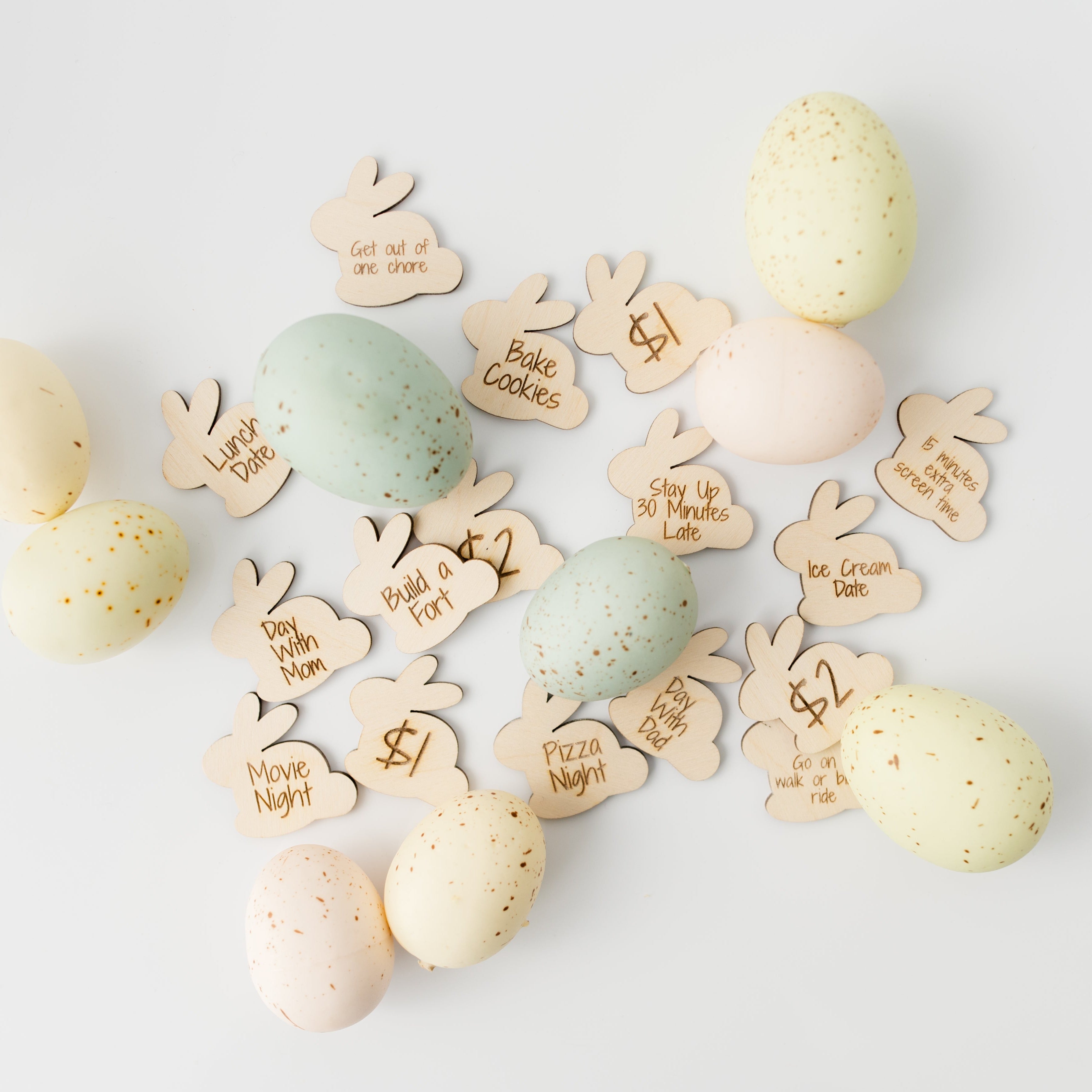 Personalized Easter Egg Tokens – Lavender Blossom
